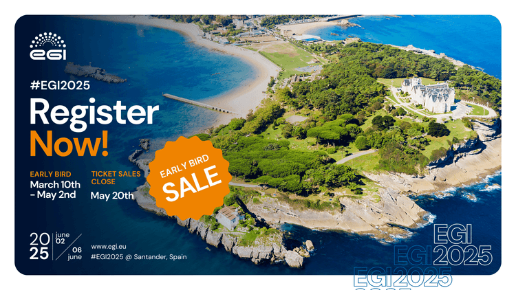 EGI2025 EGI annual conference June 2 - 6 2025 Santander, Spain